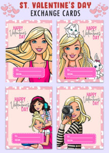 Barbie Valentines Day Cards | Pixavite