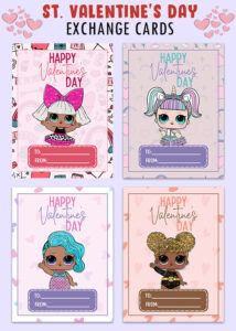 Bluey St. Valentines Day Cards