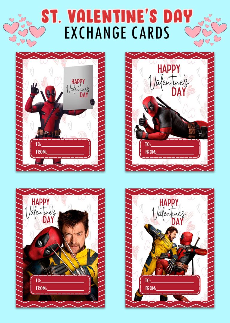 Deadpool Valentines Day Cards | Pixavite