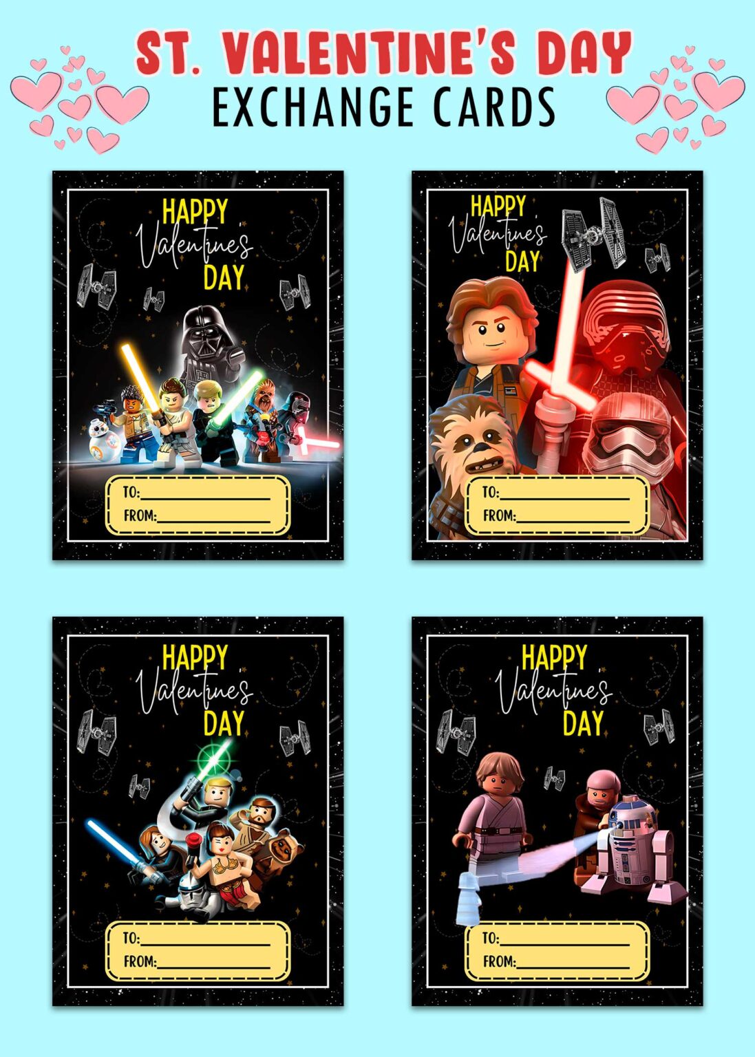 Editable Lego Star Wars Birthday Invite Template | Amazing Invitation