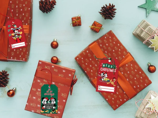 Mickey Mouse Christmas Gift Tags | Lovely Mickey Mouse Tags